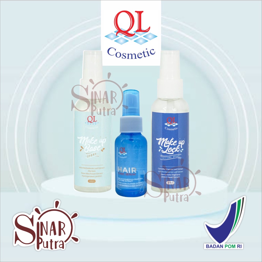 Jual QL Make Up Base & Make Up Lock & Hair Serum | Shopee Indonesia