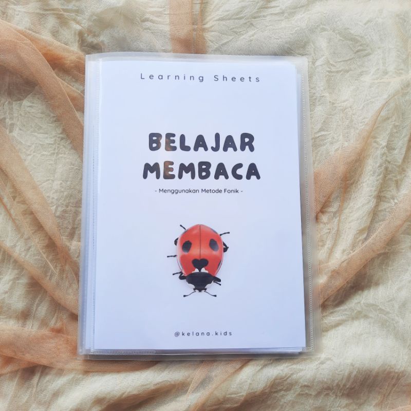 Jual Learning Sheet / Printable Worksheet Belajar Membaca Usia Pra TK ...