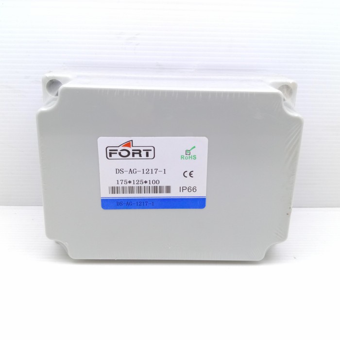 Jual FORT Junction BOX / Duradus 175x125x100 Polos Abu-abu PVC | Shopee ...