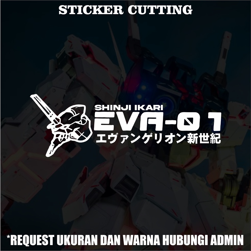 Jual STICKER CUTTING SHINJI IKARI EVA-01 GUNDAM | Shopee Indonesia