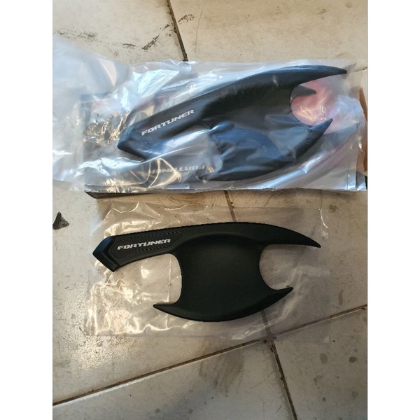 Jual Otoproject Outer handle mangkok pintu samping premium hitam black matte All New Fortuner ...