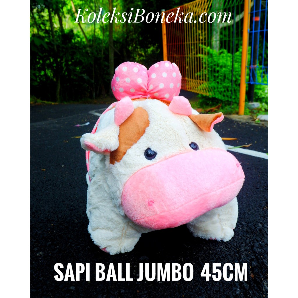 Jual Boneka Sapi Ball Jumbo 45cm Terbaru & Terlaris | Shopee Indonesia