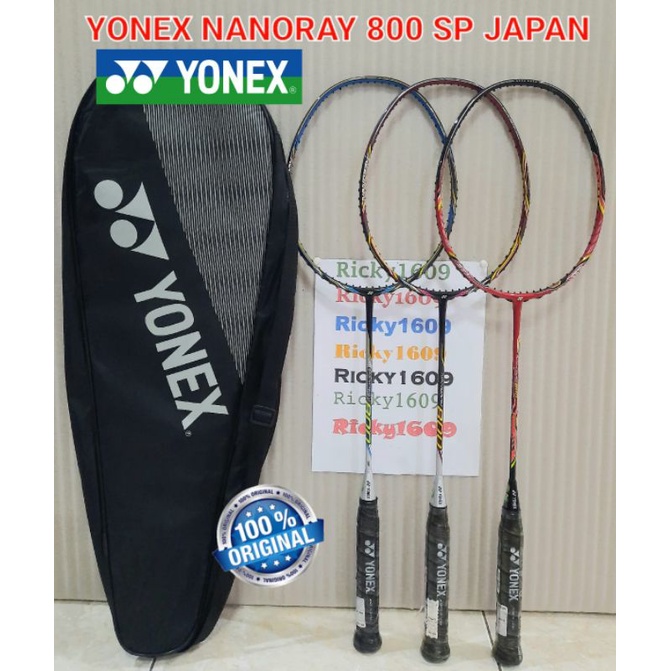 Jual RAKET BADMINTON YONEX NANORAY 800 SP JAPAN - (FRAME SONIC METAL - SLIM SHAFT) ORIGINAL ...