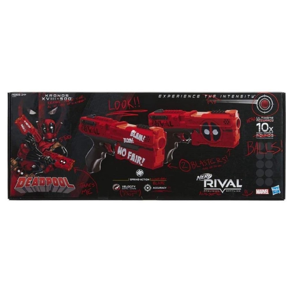 Jual Nerf Rival Deadpool Kronos XVIII-500 2/Dual Pack (Box Some Damaged ...