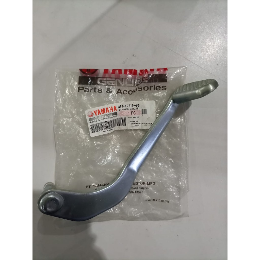 Jual PEDAL REM BELAKANG ORIGINAL YAMAHA VIXION R/PEDAL BRAKE BT3-F7211 ...