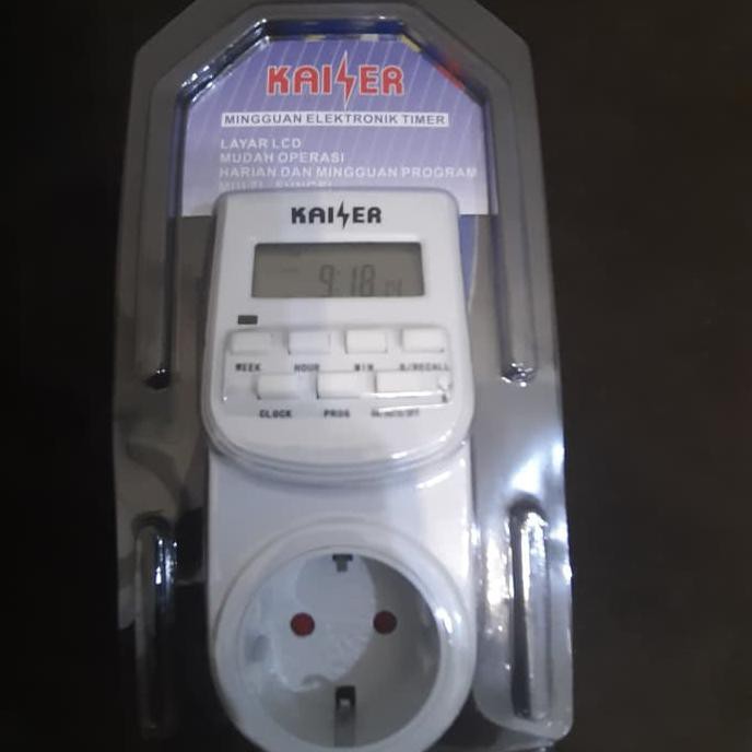 Jual Stop Kontak Timer Listrik Digital Kaiser Stop Kontak Otomatis