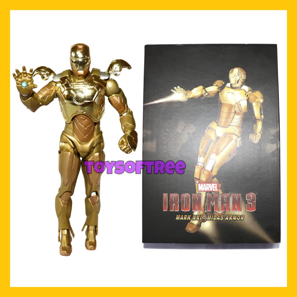 Jual ACTION FIGURE IRON MAN 3 MARK XXI MIDAS ARMOR GOLD IRON MAN EMAS ...