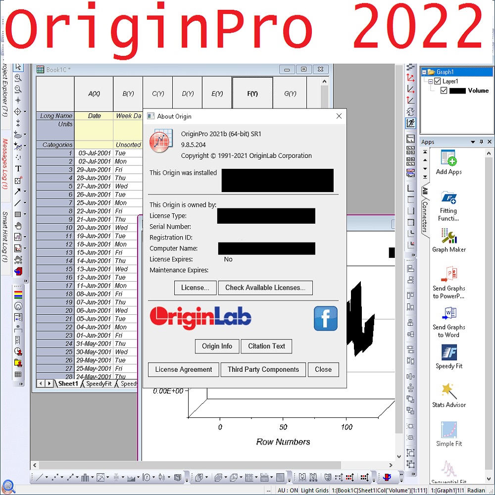 Jual Origin penulisan Grafik berkwalitas tinggi/[Originpro origin 2022 terbaru lengkap tutorial ...