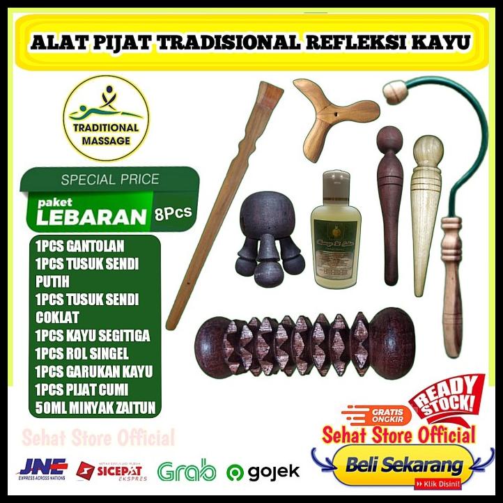 Jual Alat Pijat Kayu Terapi Refleksi Urut Tradisional Pijet Pijit ...