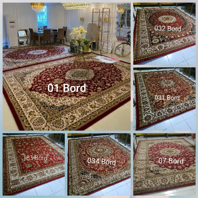 Jual Karpet Permadani Mewah Besar Jumbo Iranshahr 240x330 cm Motif ...