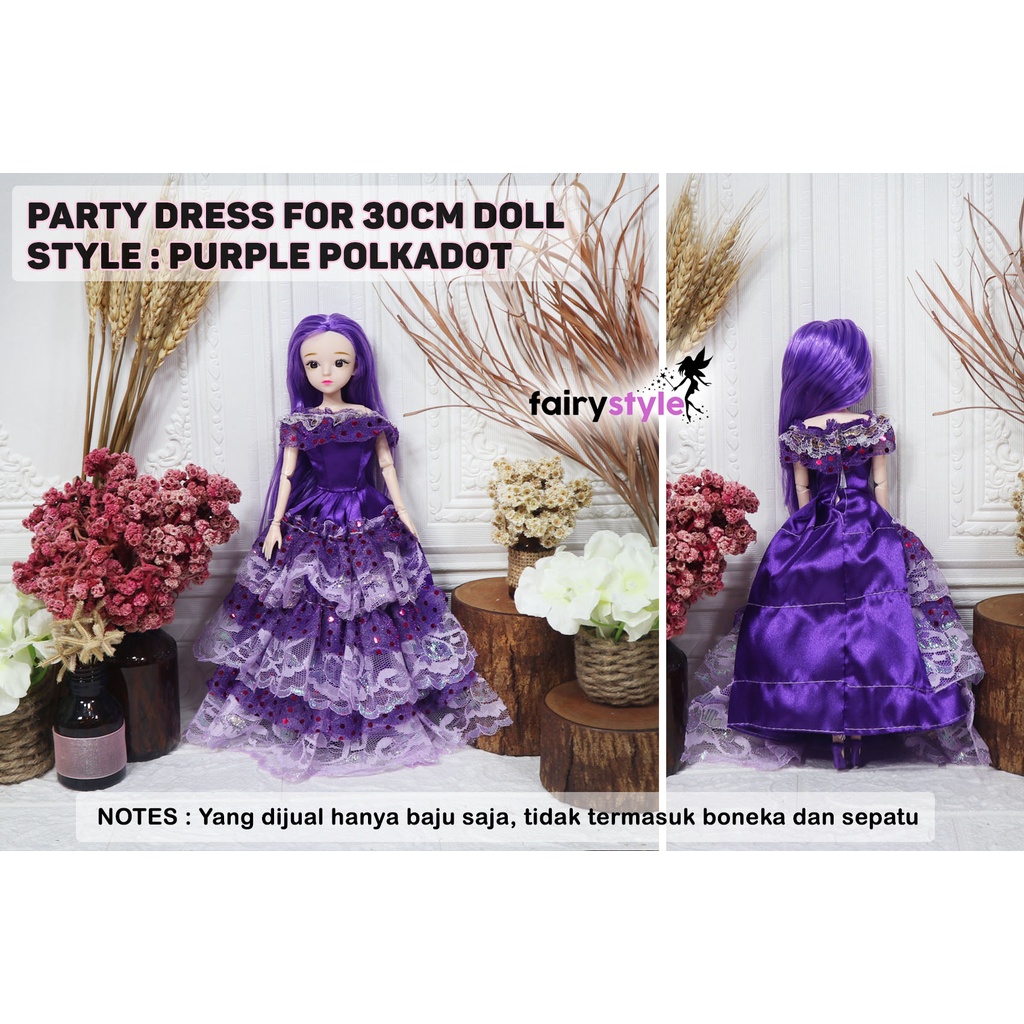 Jual Baju Party Dress Untuk Boneka BJD Pivotal 30cm atau 1/6 ...