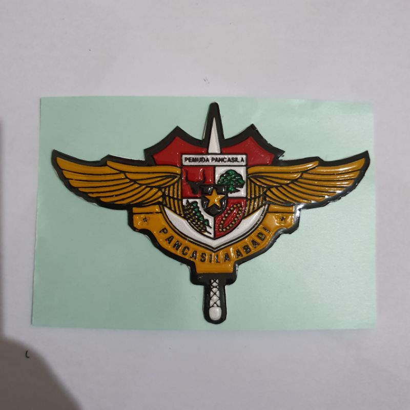 Jual STICKER EMBOS LOGO WINGS PP(PEMUDA PANCASILA)/STIKER TIMBUL LOGO ...