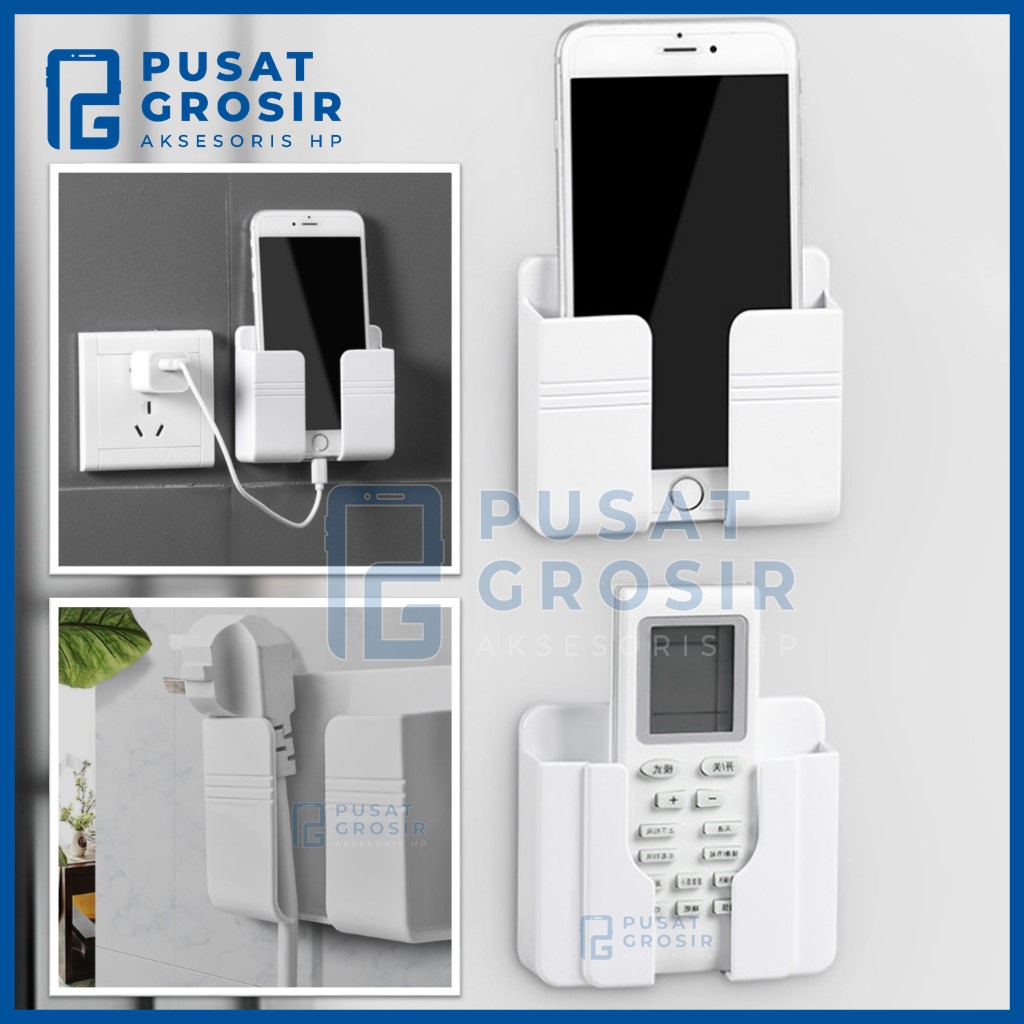 Jual Holder Tempel Dinding Q1 Rak Charger Tembok Serbaguna Multifungsi ...