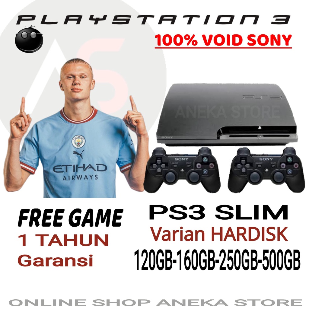 Jual Ps3 Playstation 3 Slim Hdd 500gb+ Full Games | Shopee Indonesia