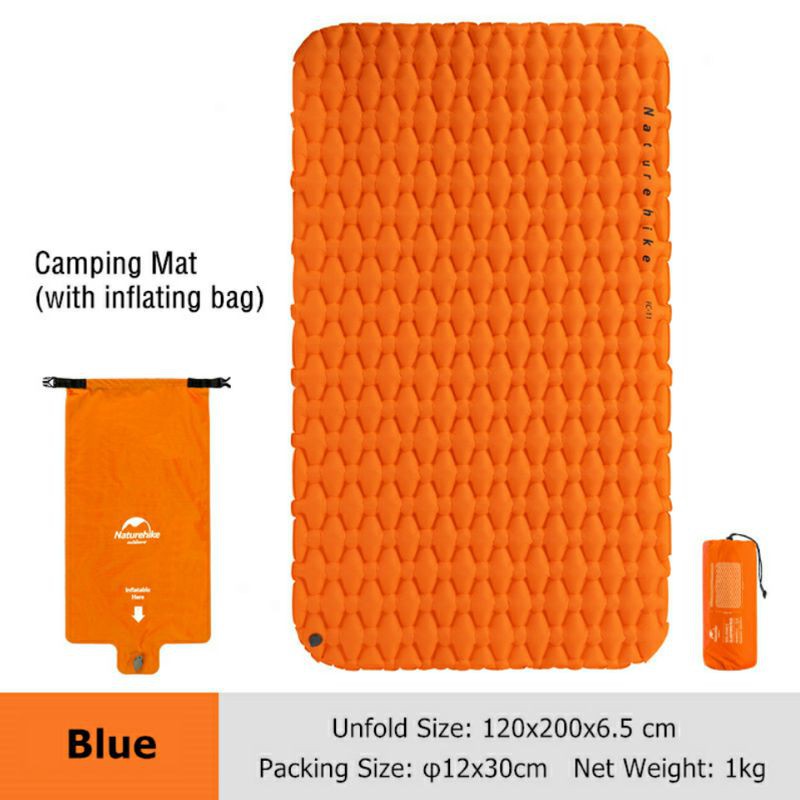 Jual MATRAS CAMPING LIPAT TIUP ANGIN DOUBLE 2 ORANG NATUREHIKE NH19Z055 ...