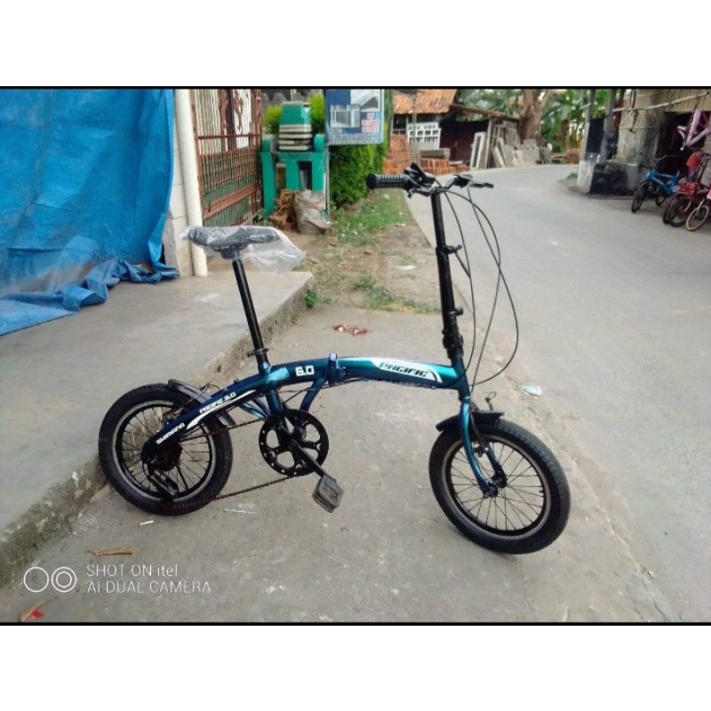 Jual sepeda lipat restorasi ring 16 oke | Shopee Indonesia