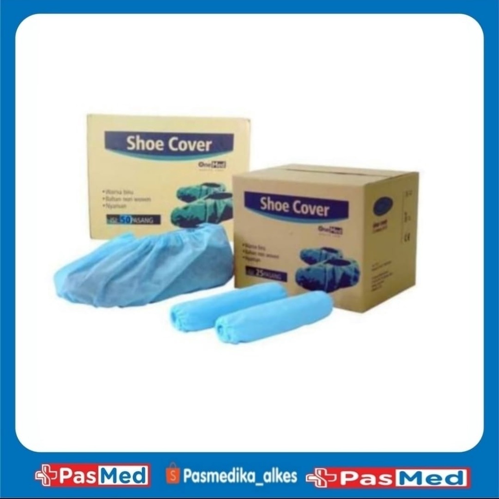 Jual Shoe Cover Onemed Eceran Penutup sepatu Medis | Shopee Indonesia