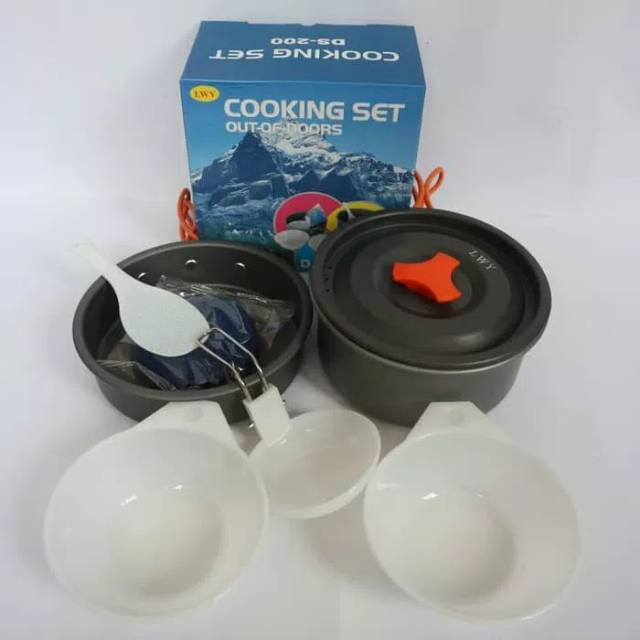 Jual Cooking set ds 200 - Alat masak Camping | Shopee Indonesia