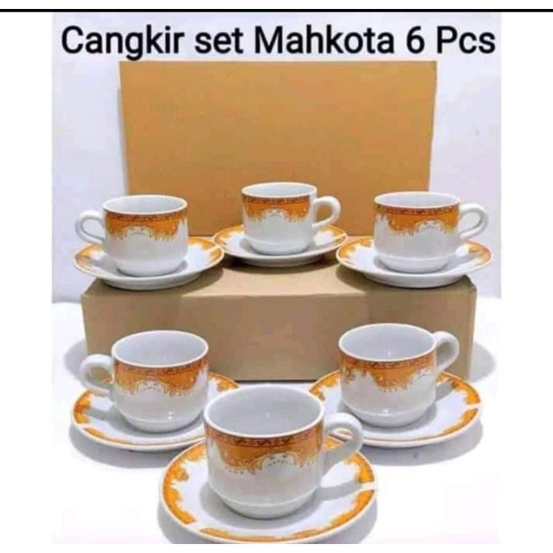 Jual Gelas Set Mahkota / Gelas Tamu / Gelas Unik | Shopee Indonesia
