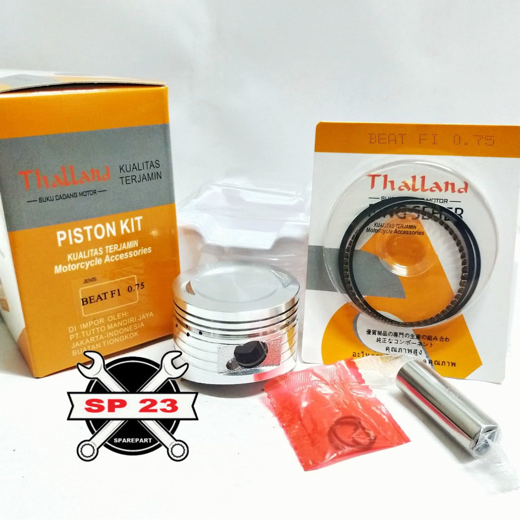 Jual Piston Kit Honda Beat FI Scoopy FI Spacy FI OS STD 25 50 75 100 ...