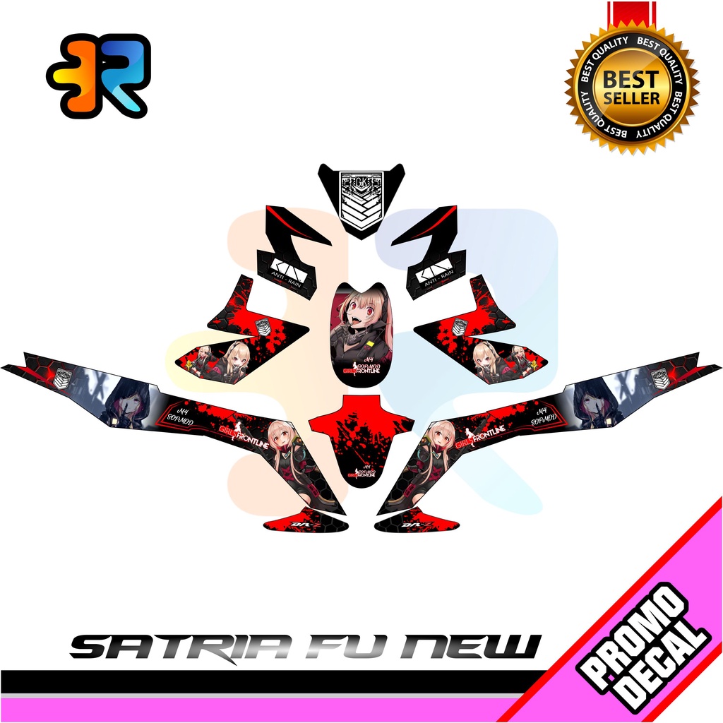 Jual Stiker Decal Motor Satria FU FI New Desain M4 Sopmod Sticker Full ...