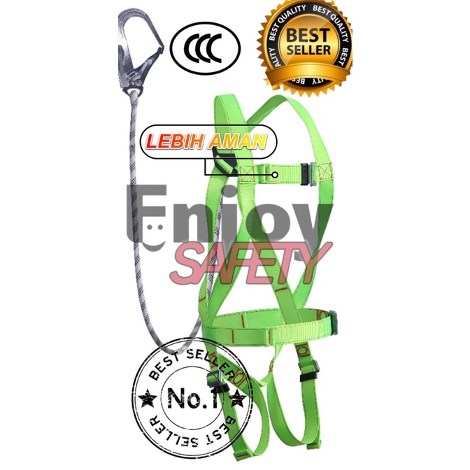 Jual Safety Full Body Harness Single Big Hook - Sabuk Pengaman safety ...