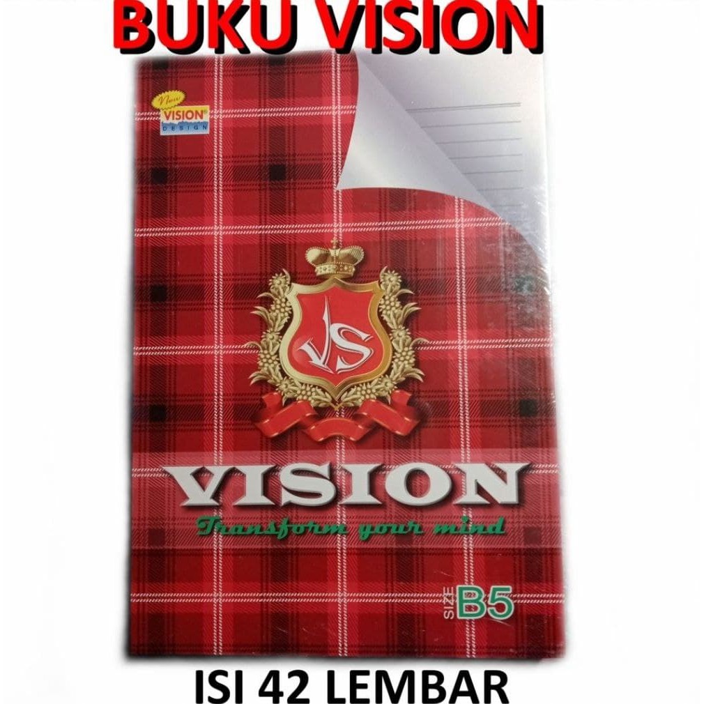 Jual [PAK] BUKU TULIS VISION BOXY B5 42 LEMBAR (6 PCS) | Shopee Indonesia