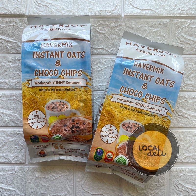 Jual Haverjoy Choco Chips 1kg - Haverjoy Havermout 1kg / Haverjoy 1kg ...