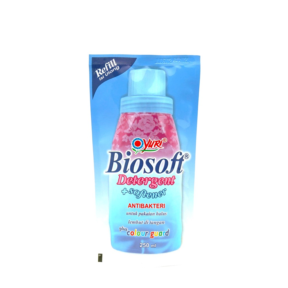 Jual Yuri Biosoft Detergent + Softener Pouch 250ml BIO112160 | Shopee Indonesia