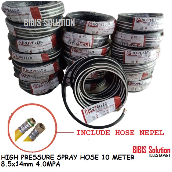 Jual Selang Kompresor Steam Spray Gun 10 Meter Selang Cuci Mobil Stim ...