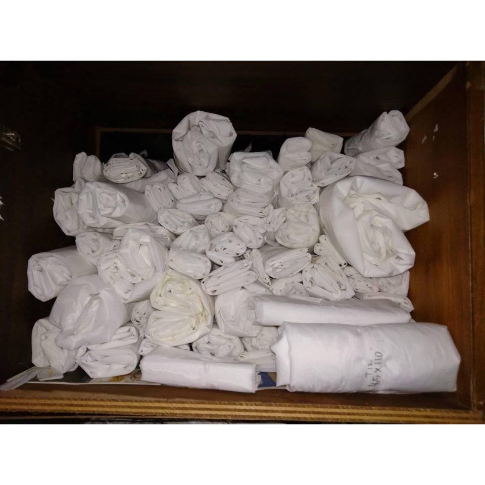 Jual KAIN MONYL PUTIH T120 | Shopee Indonesia