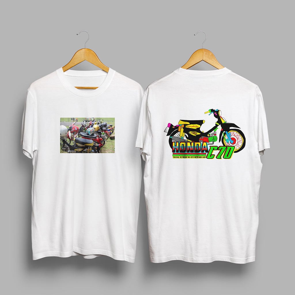 Jual Baju kaos sablon custom satuan foto gambar desain suka suka sablon DTF - diprinaja | Shopee ...