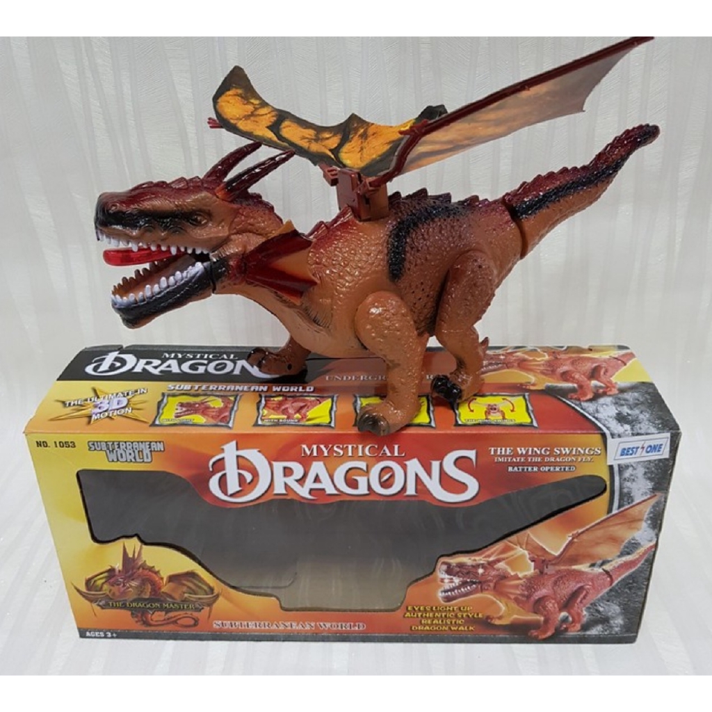 Jual POMPOM - MAINAN ROBOT NAGA DINOSAURUS MYSTICAL DRAGON TERBANG ...