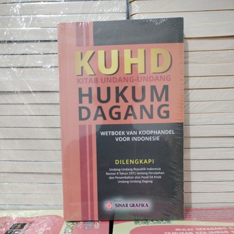 Jual KUHD : Kitab Undang-Undang Hukum Dagang | Shopee Indonesia Jual KUHD : Kitab Undang-Undang Hukum Dagang | Shopee Indonesia