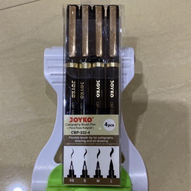 Jual ( 1 set ) Joyko Calligraphy Brush Pen / Pen Kuas Kaligrafi CBP-332 ...