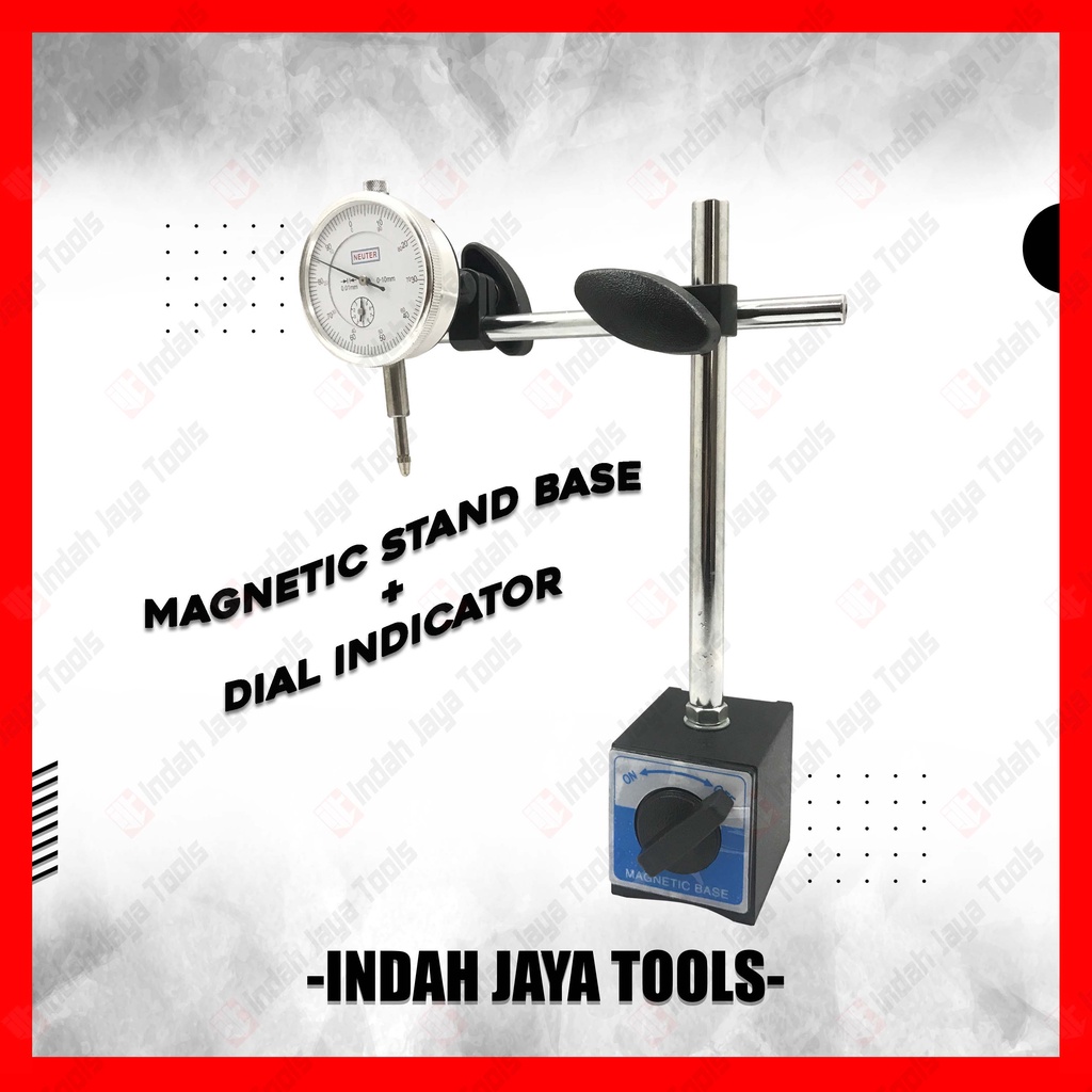 Jual Paket Set Magnetic Stand Base Dial Indicator Pick Test Stang