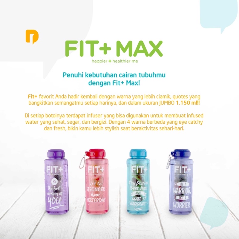 Jual Botol Minum FIT+ Max | Shopee Indonesia