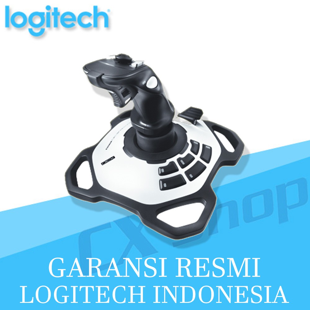 Jual Logitech Extreme 3D Pro Joystick Flight Simulator untuk PC ...