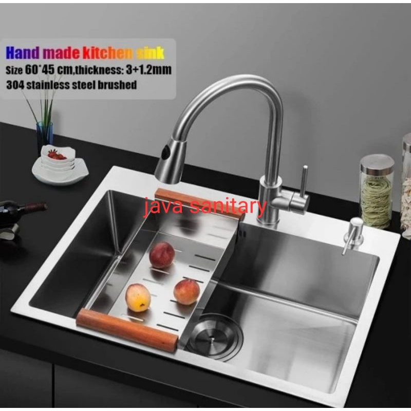 Jual Kitchen Sink Kotak Minimalis 60 cm INOBE /Bak Cuci Piring Model ...