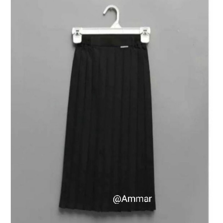 Jual SERAGAM SEKOLAH ROK Panjang Rempel lipat SMP/SMA/SMK/Kuliah/Pembina/Kerja Bahan Twist licin ...