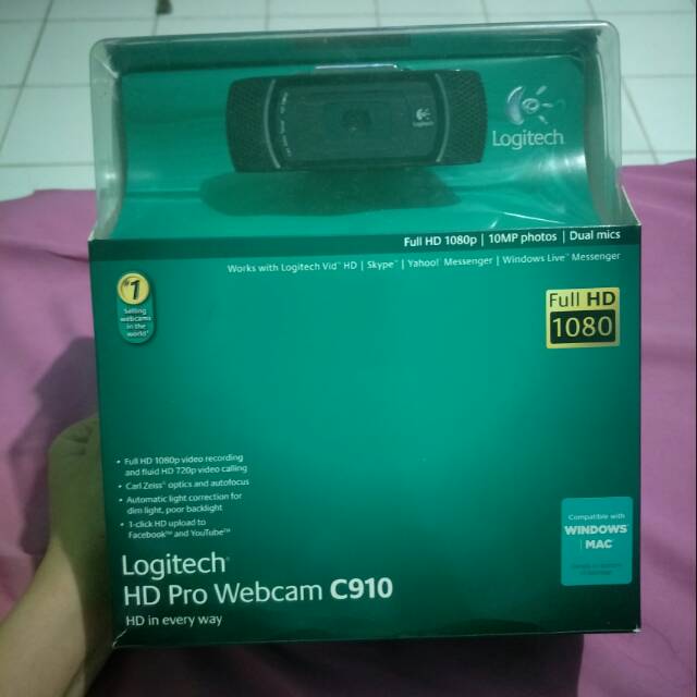 Jual Logitech HD PRO webcam C910 | Shopee Indonesia