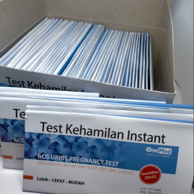 Jual Tes Hamil ONEMED 50pcs / Test Pack / Alat Tes Hamil 1Box - TES ...