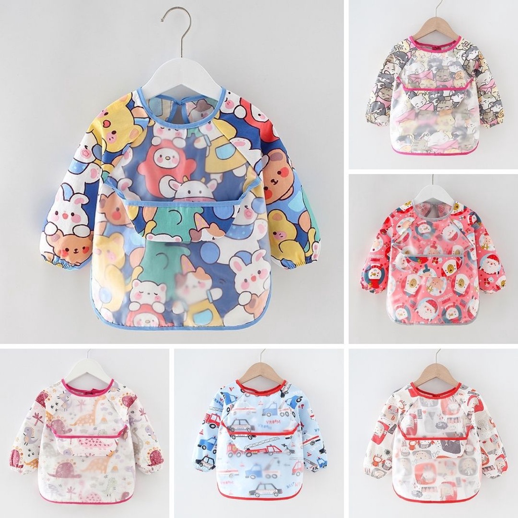 Jual BIB SLEBER BIBS BAYI CARTOON CELEMEK CLEMEK MAKAN BAYI ANTI AIR ...