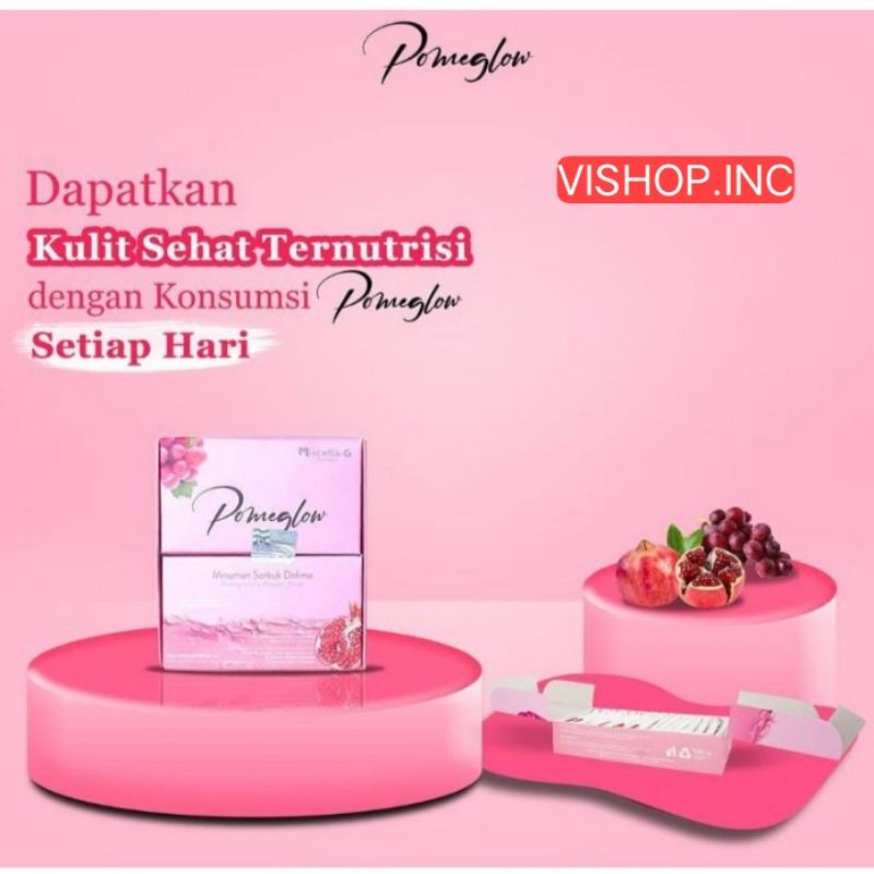 Jual Pemutih Seluruh Tubuh Pomeglow Collagen BPOM ( Ecer 1 Sachet ...