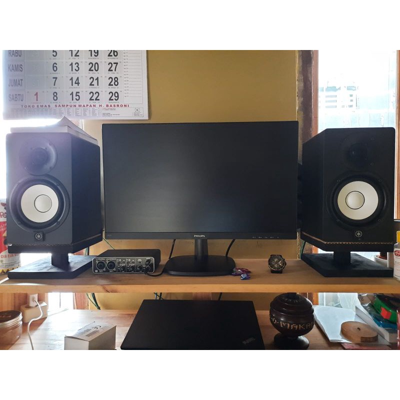 Jual Stand Speaker HS 5 Monitor Meja Sound Kayu Unik HS 5 | Shopee ...