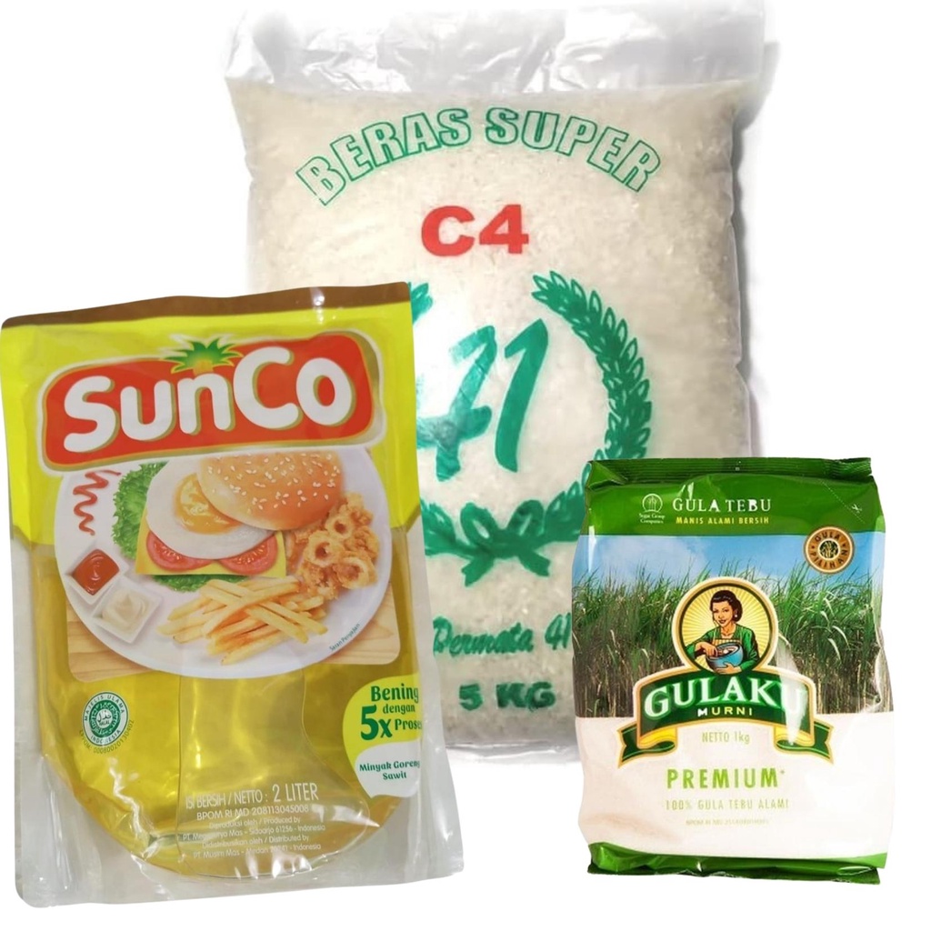 Jual Paket parcel No 4 PARSEL LEBARAN SEMBAKO MINYAK GULA BERAS ...