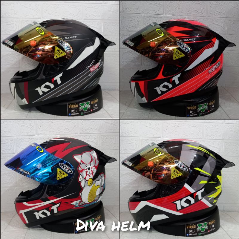 Jual HELM KYT R10 MOTIF SERIES PAKET GANTENG | Shopee Indonesia