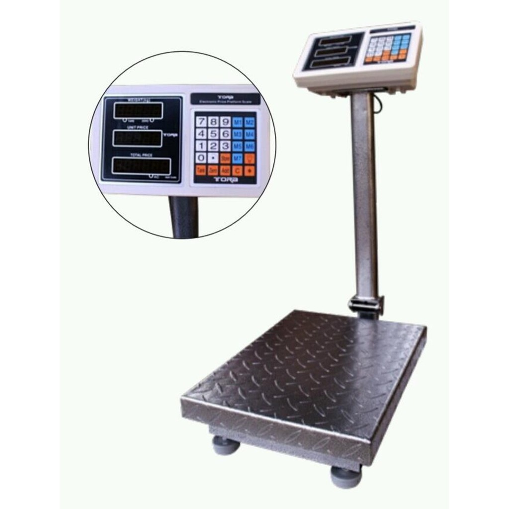Jual TIMBANGAN duduk digital 300 KG / timbangan digital 300KG TORA ...