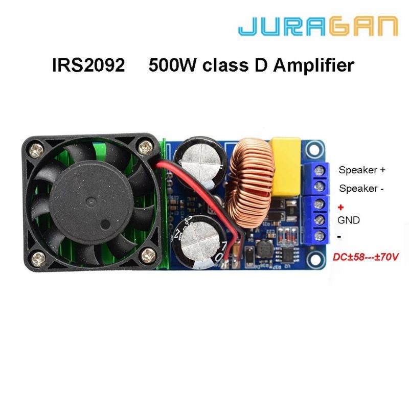Jual POWER AMPLIFIER CLASS D IRS2092 500W MONO | Shopee Indonesia