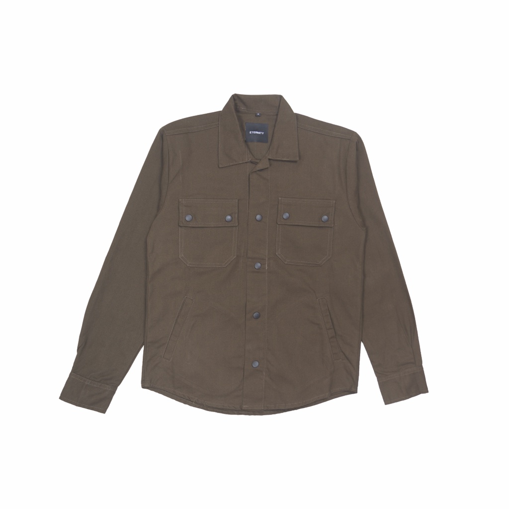 Jual Eternity - Jacket Canvas Blister Old Green | Shopee Indonesia